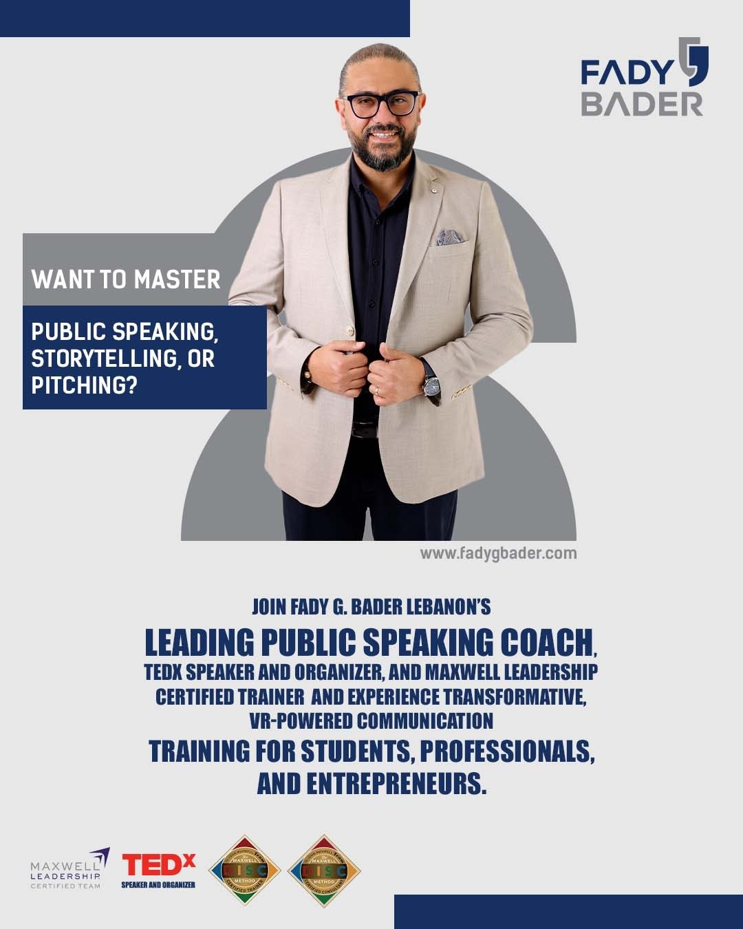 FADY BADER TRAINING - Fady G Bader